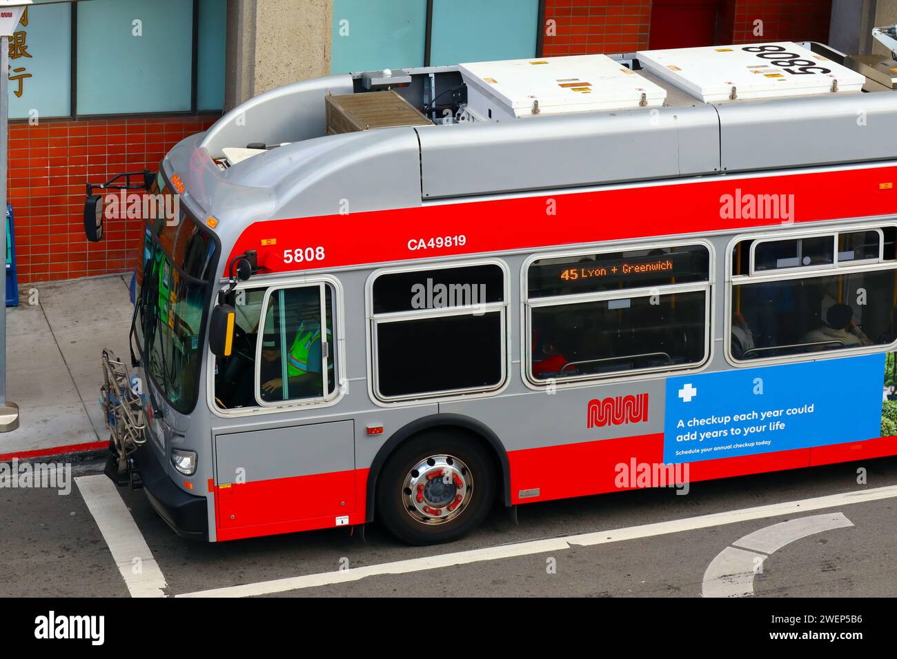 San Francisco, California: SFMTA MUNI Bus (San Francisco Municipal ...