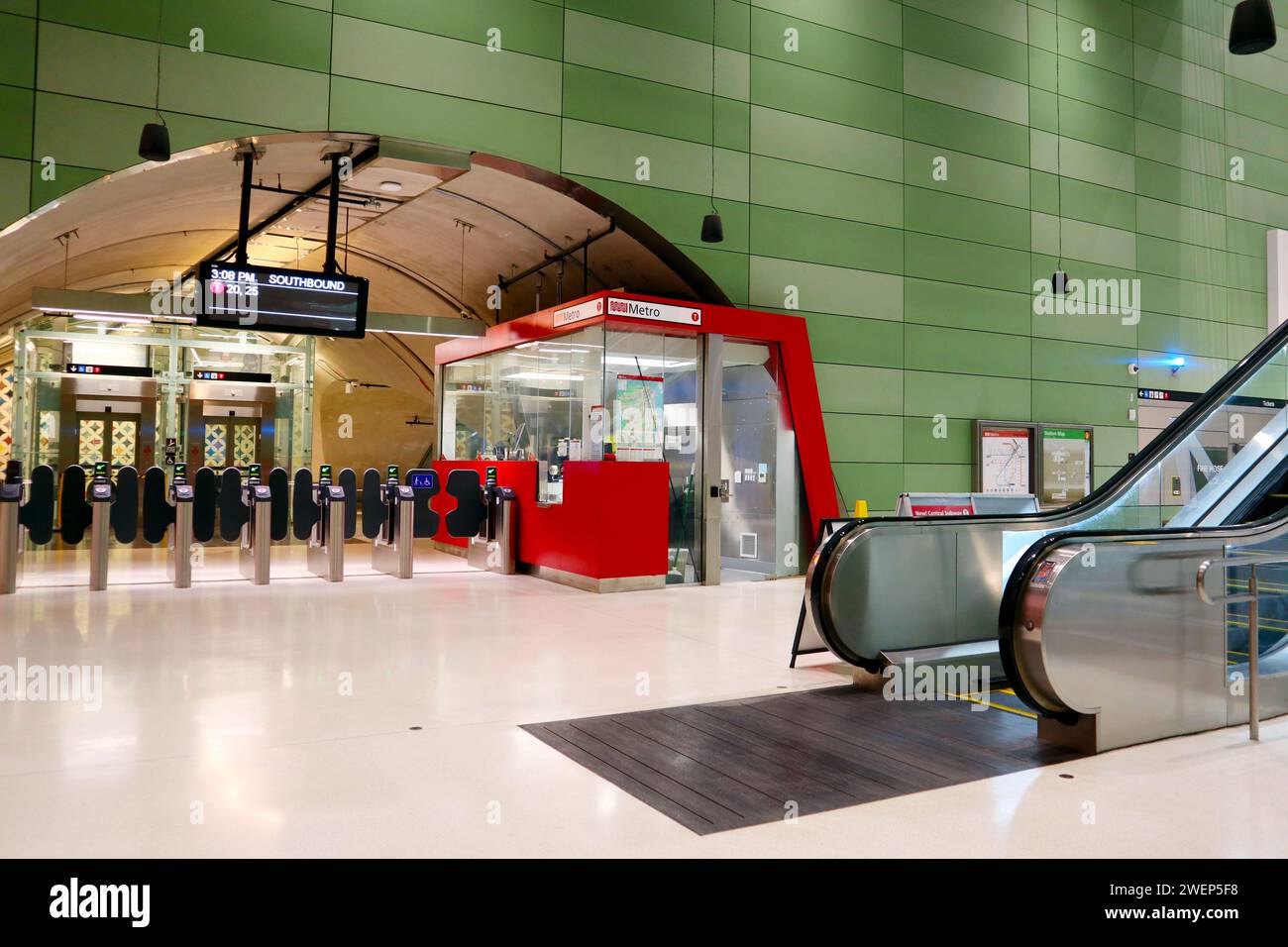 San Francisco, California: SFMTA MUNI Metro Light Rail Station Stock ...