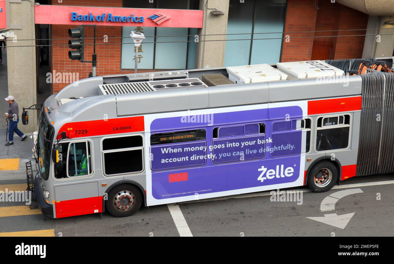 San Francisco, California: SFMTA MUNI Bus (San Francisco Municipal ...