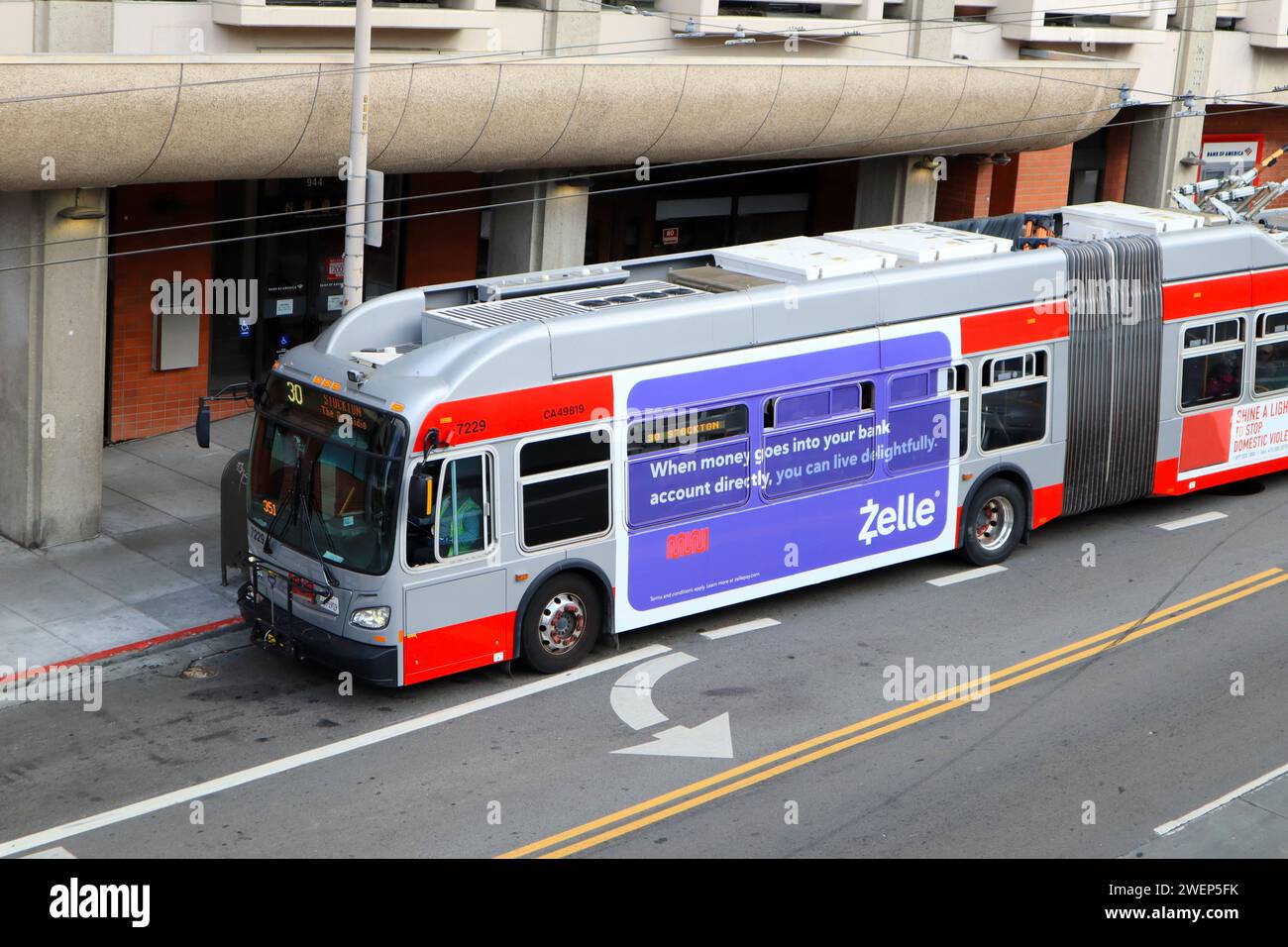 San Francisco, California: SFMTA MUNI Bus (San Francisco Municipal ...