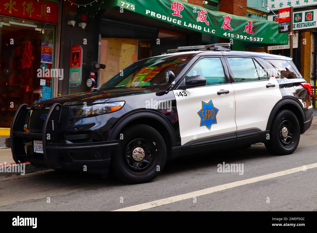 Sfpd police car hi-res stock photography and images - Alamy