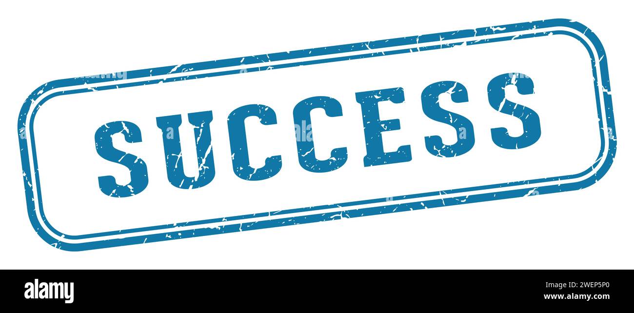 success stamp. success rectangular stamp isolated on white background ...