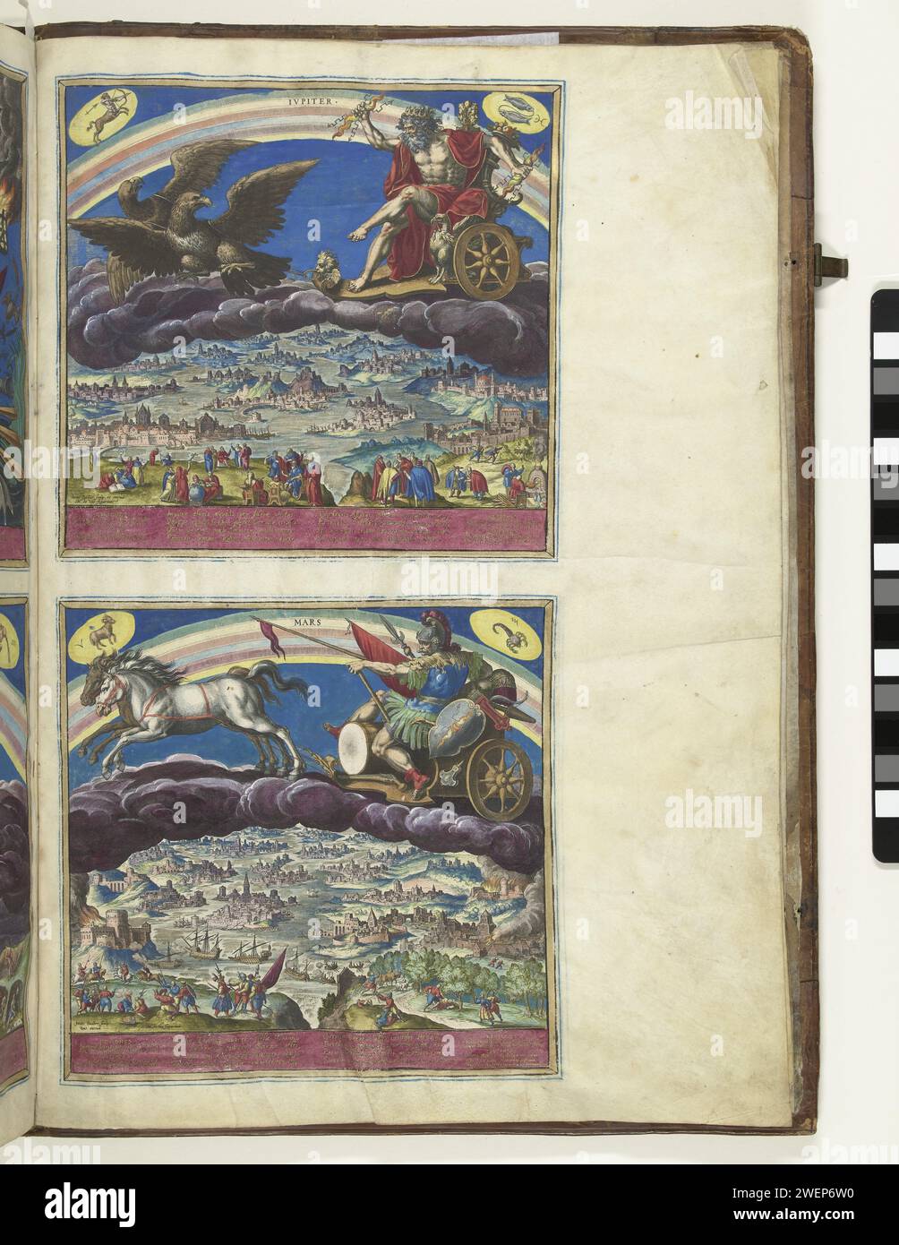 The planet Jupiter and his influence on the world, 1585 print The God ...