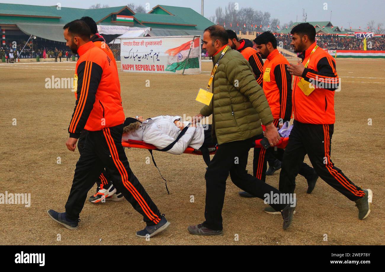 Srinagar, India. 26th Jan, 2024. January 26, 2024, Srinagar Kashmir ...