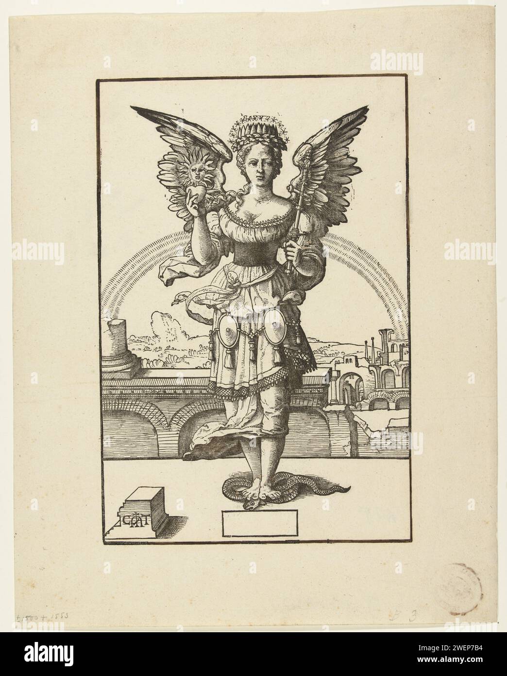 Triumph of Christianity, Cornelis Anthonisz., After Hans Sebald Beham ...