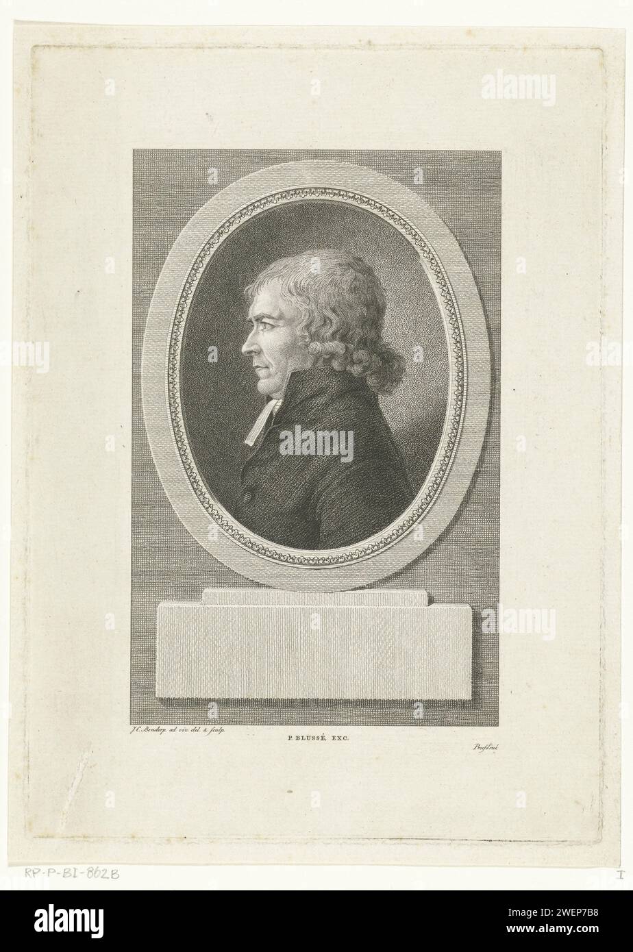 Portrait of pastor Willem Christiaan van Manen, Johannes Christiaan ...