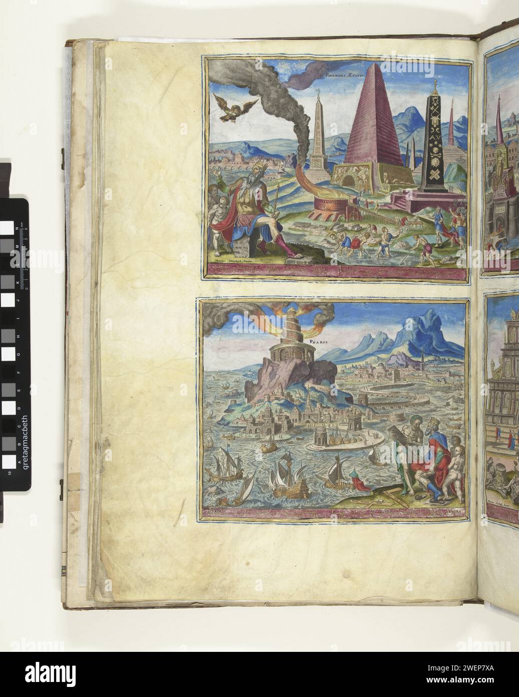 Lighthouse of Alexandria, 1572 print The lighthouse of the city of ...