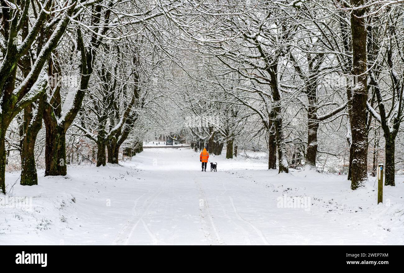 Heavy snow fall in Rivington Village, Near Chorley Lancashire UK ...