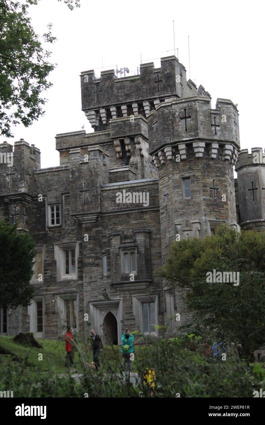 Wray Castle, Lake District, England Stock Photo - Alamy