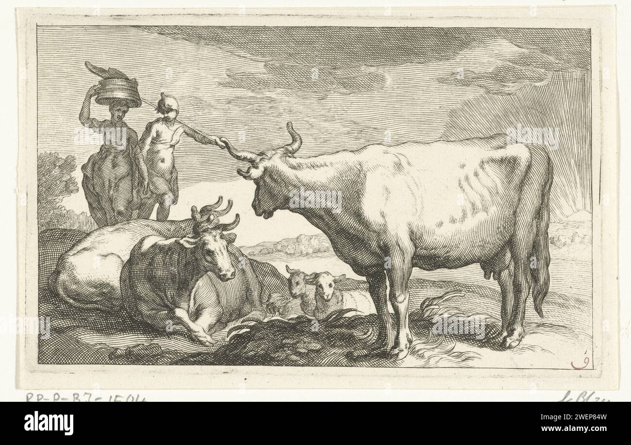 Cows, Frederick Bloemaert, After Abraham Bloemaert, After 1635 - 1670 ...