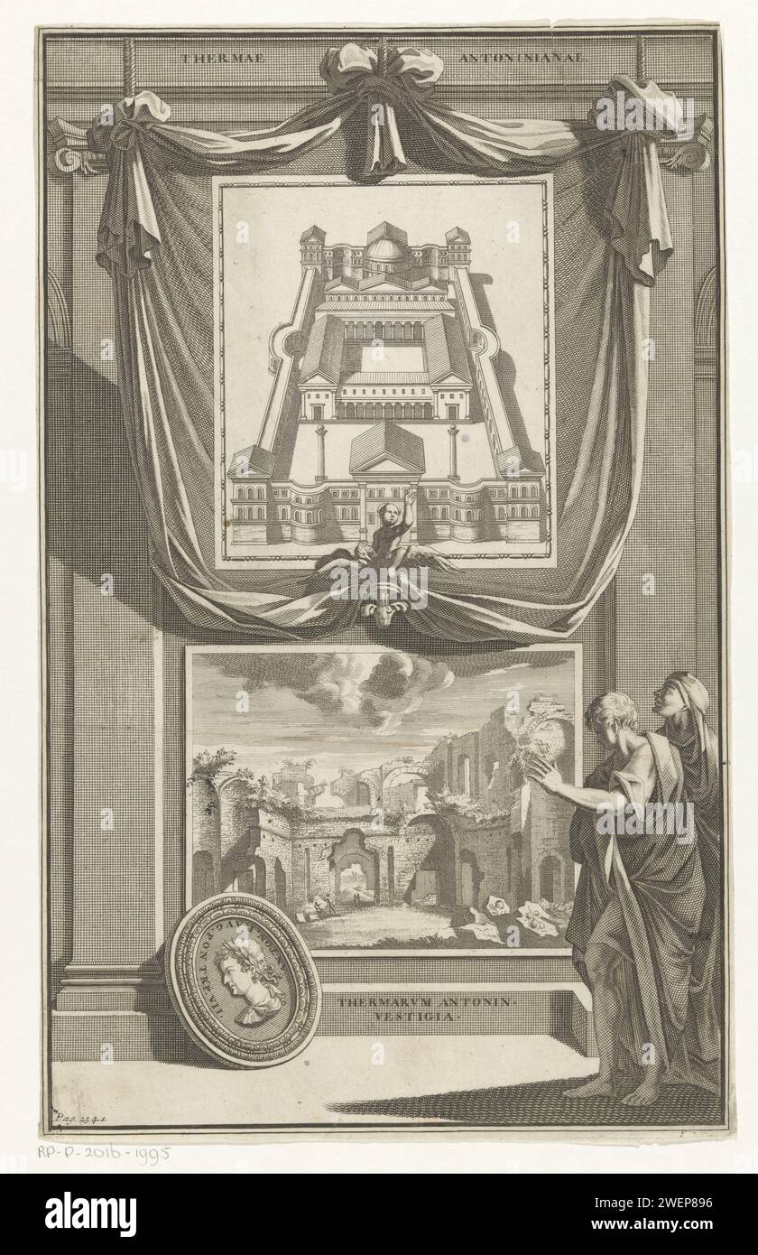 Thermen from Antoninus in Carthage, Anonymous, After Jan Goeree, 1675 ...