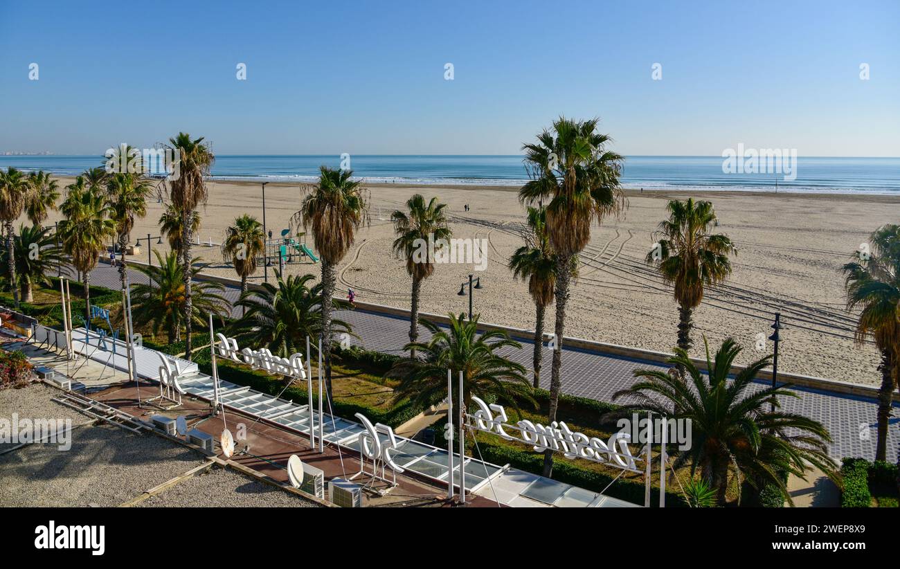 2023 Spain, Valencia Beach Promenade Stock Photo - Alamy