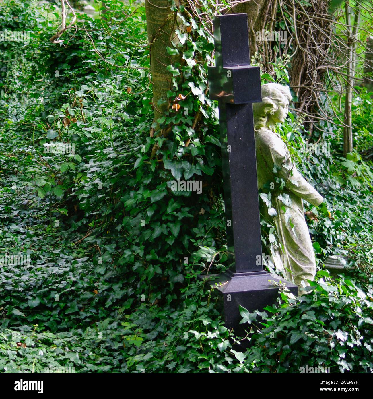 London: Der Highgate-Friedhof. - Im Londoner Stadtbezirk Camden ...