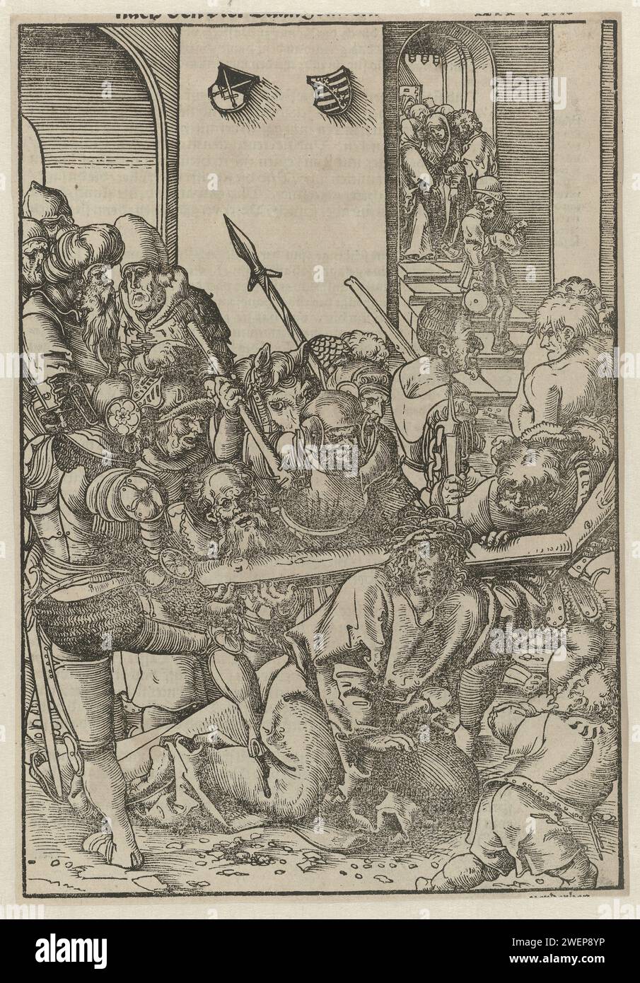 The cross -support, 1540 print Tenth print from a series of fourteen ...