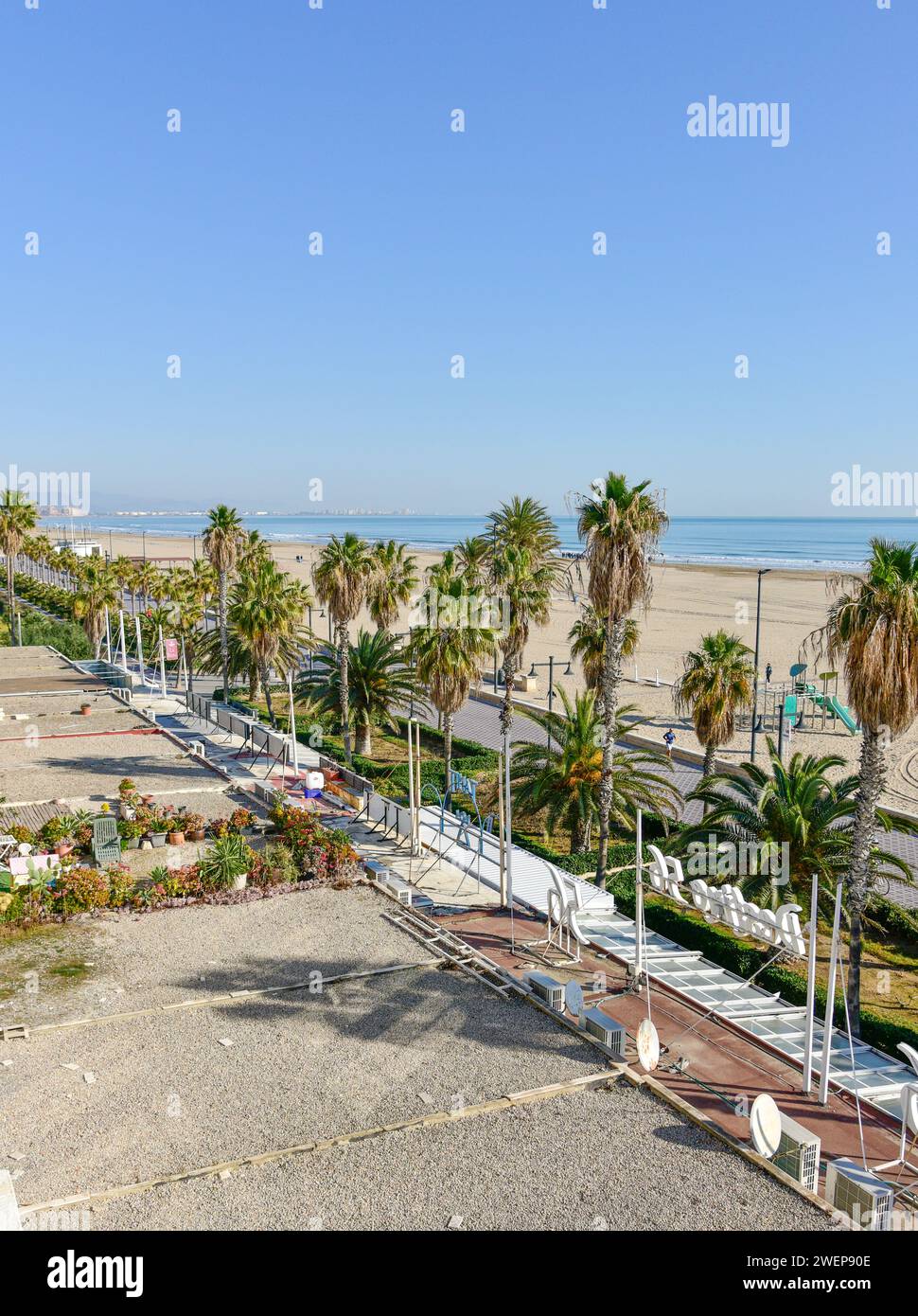 2023 Spain, Valencia Beach Promenade Stock Photo - Alamy