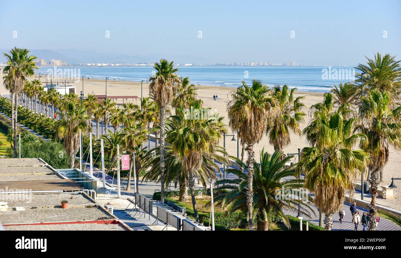2023 Spain, Valencia Beach Promenade Stock Photo - Alamy