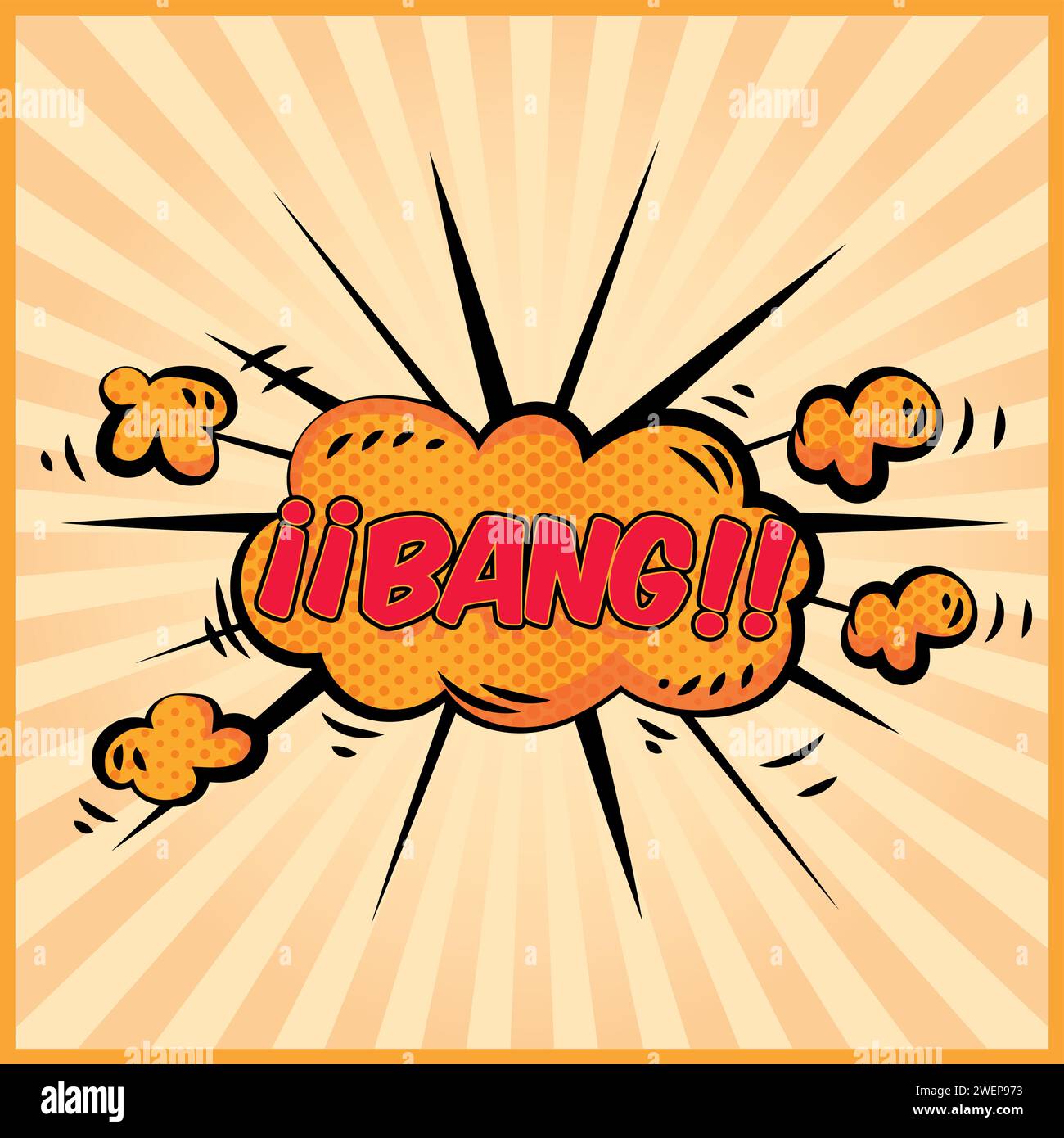 Bang text pop art style vector image Stock Vector Image & Art - Alamy