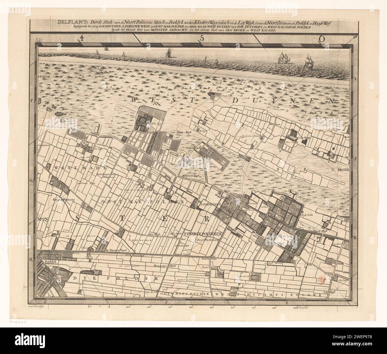 Map of the Delfland Water Board (third part), Luggert van Anse, After ...