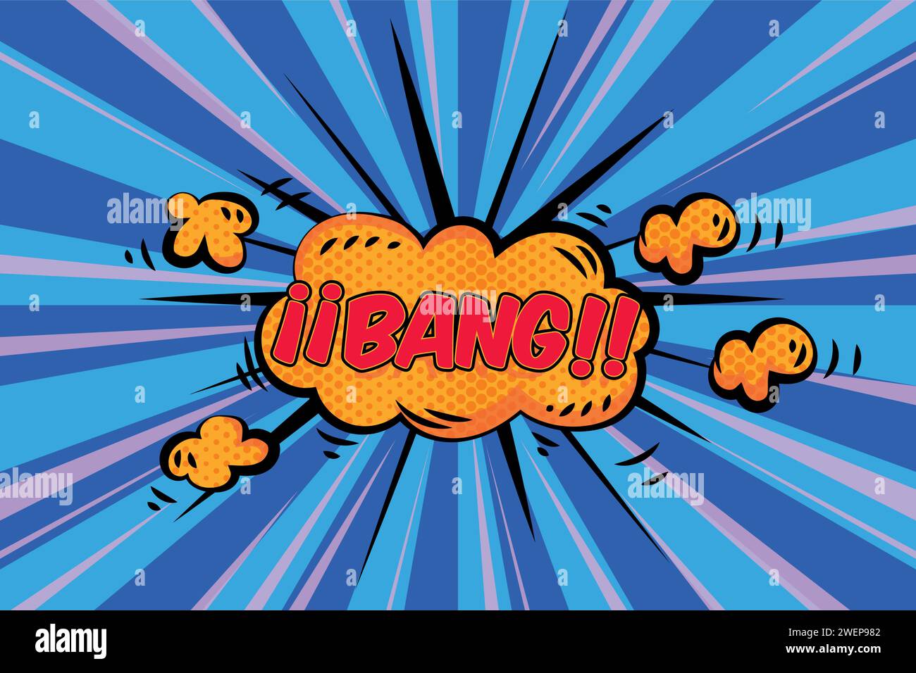 Bang text pop art style vector image Stock Vector Image & Art - Alamy