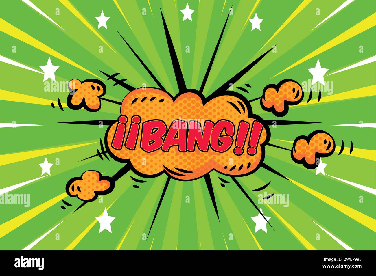 Bang text pop art style vector image Stock Vector Image & Art - Alamy