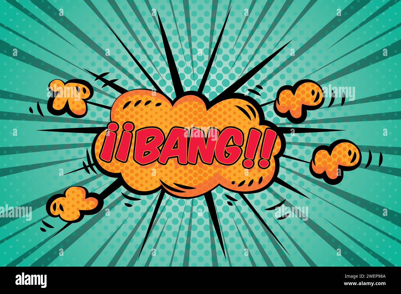 Bang text pop art style vector image Stock Vector Image & Art - Alamy