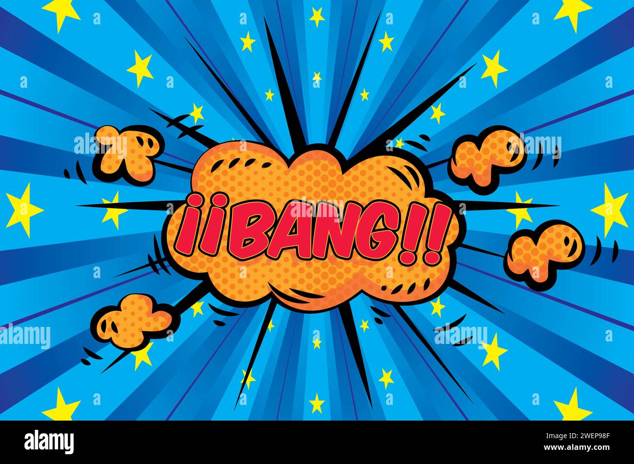 Bang text pop art style vector image Stock Vector Image & Art - Alamy