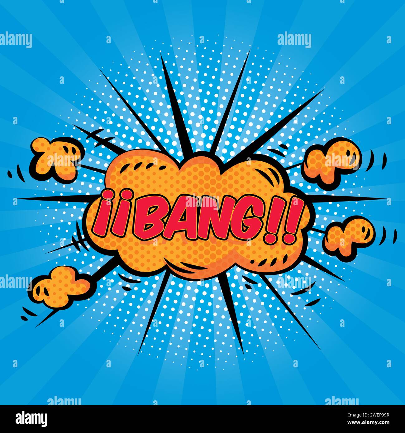 Bang text pop art style vector image Stock Vector Image & Art - Alamy