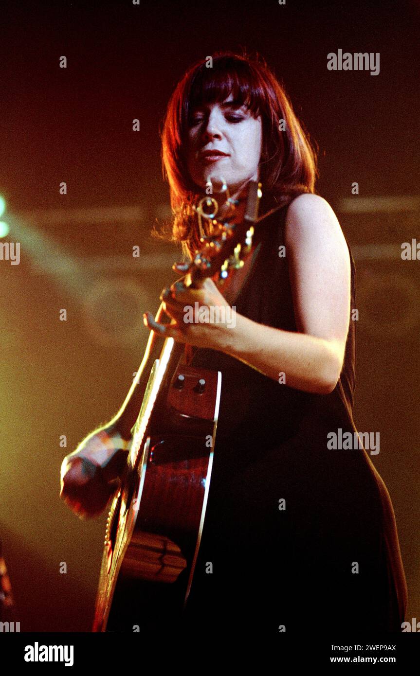 Milan Italy 1997-06-25: Cristina Donà, Italian singer, during live ...