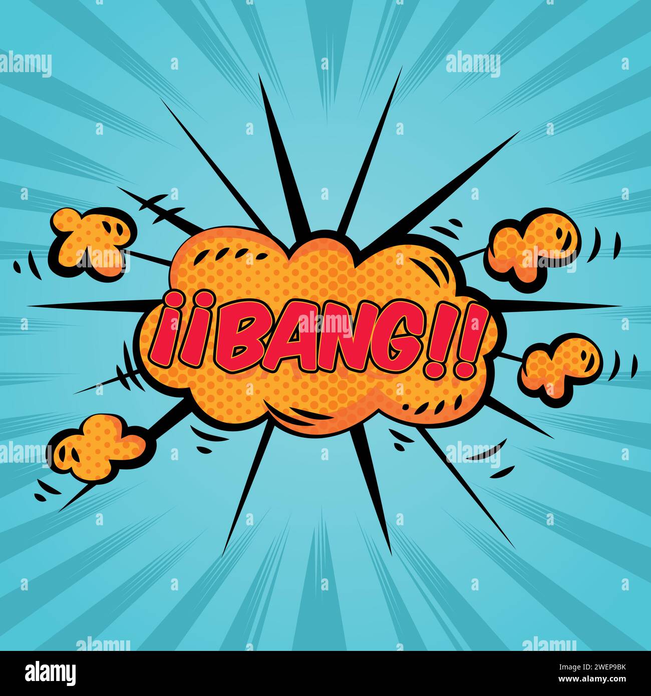 Bang text pop art style vector image Stock Vector Image & Art - Alamy
