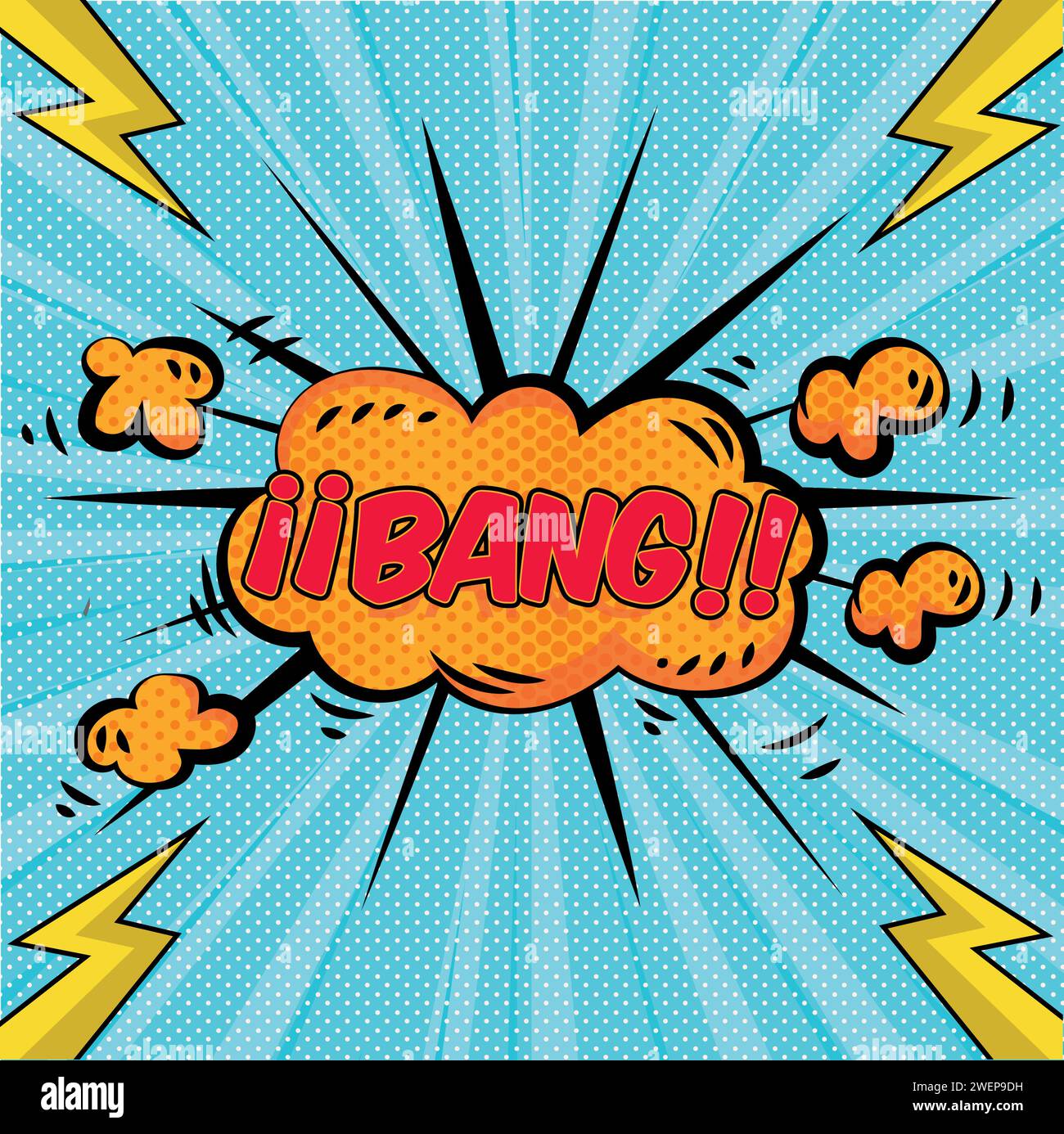 Bang text pop art style vector image Stock Vector Image & Art - Alamy