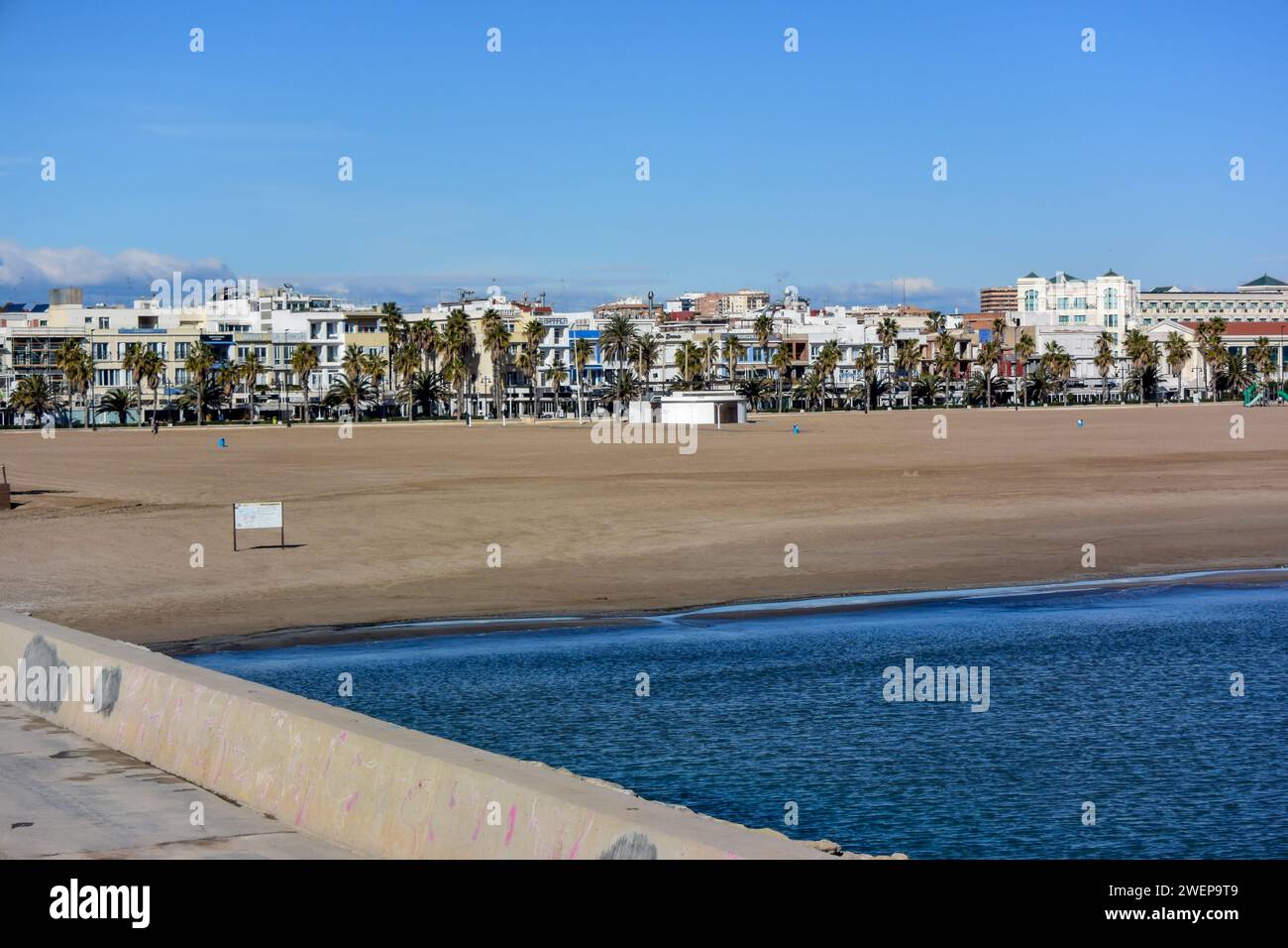 2023 Spain, Valencia Beach Promenade Stock Photo - Alamy
