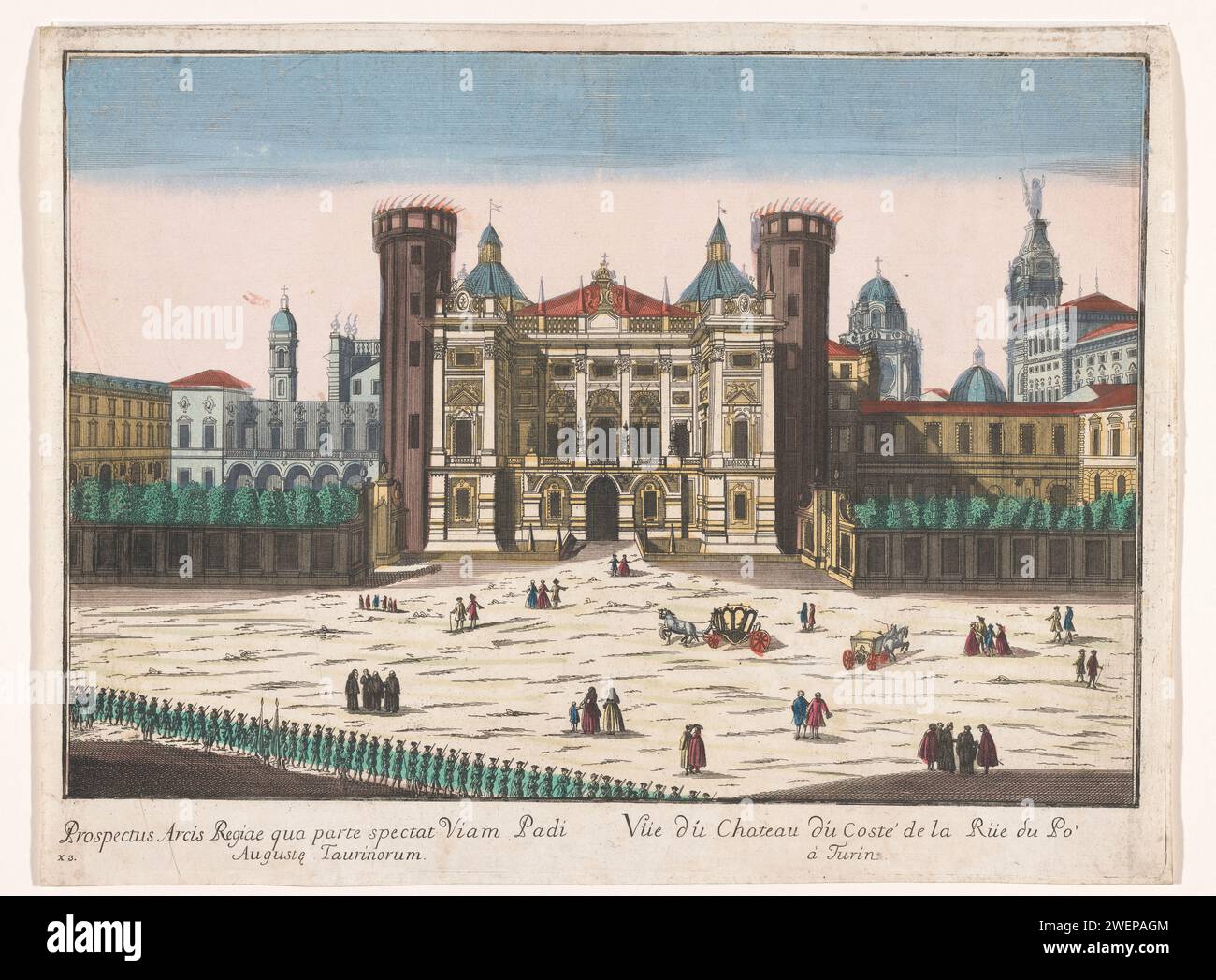 Prospect citadel of the Royal point looks at the road Padi Augustus ...