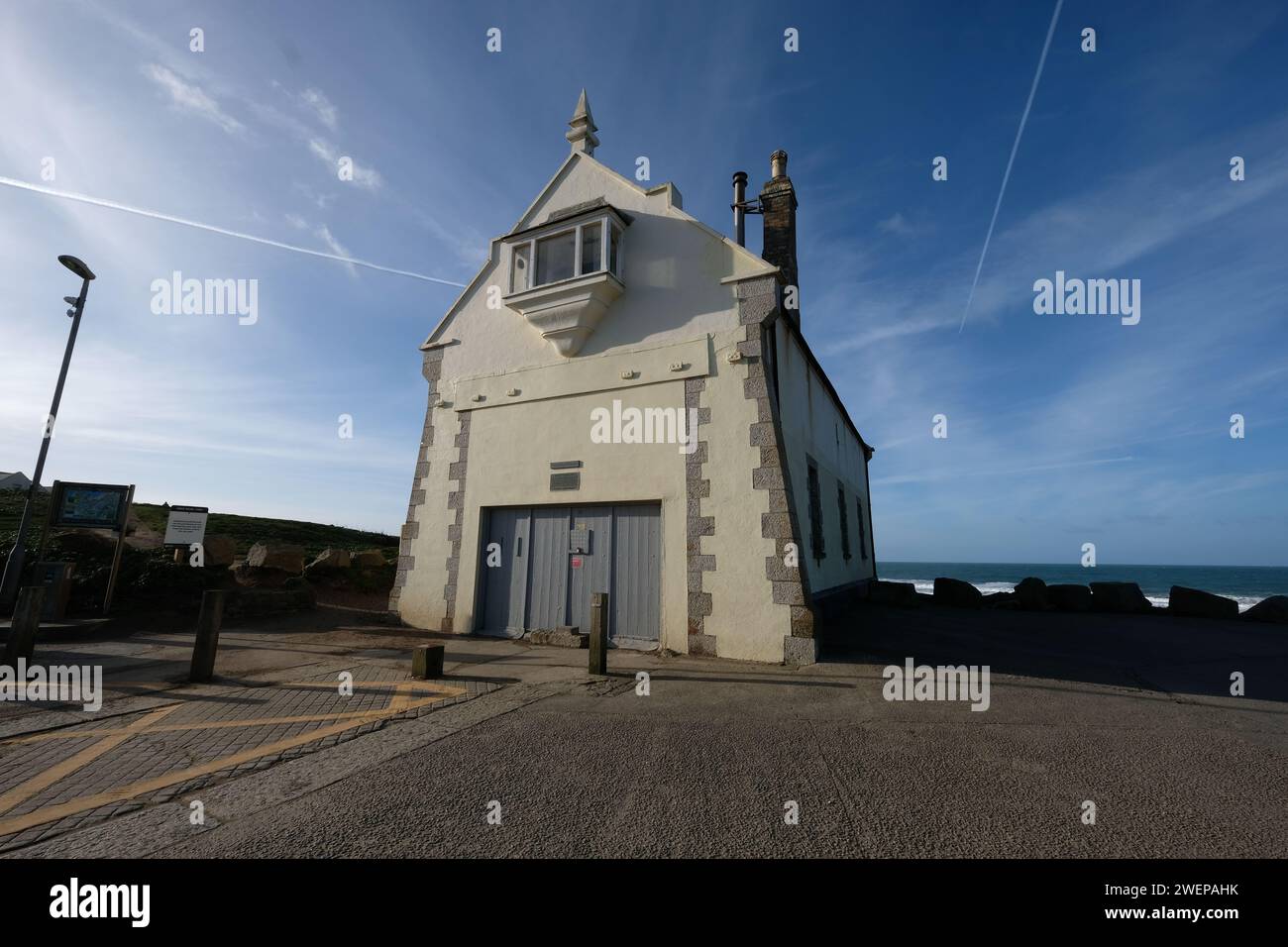 The Old Lifeboat House Town Head Newquay Cornwall UK 1899 to 1934 RNLI ...