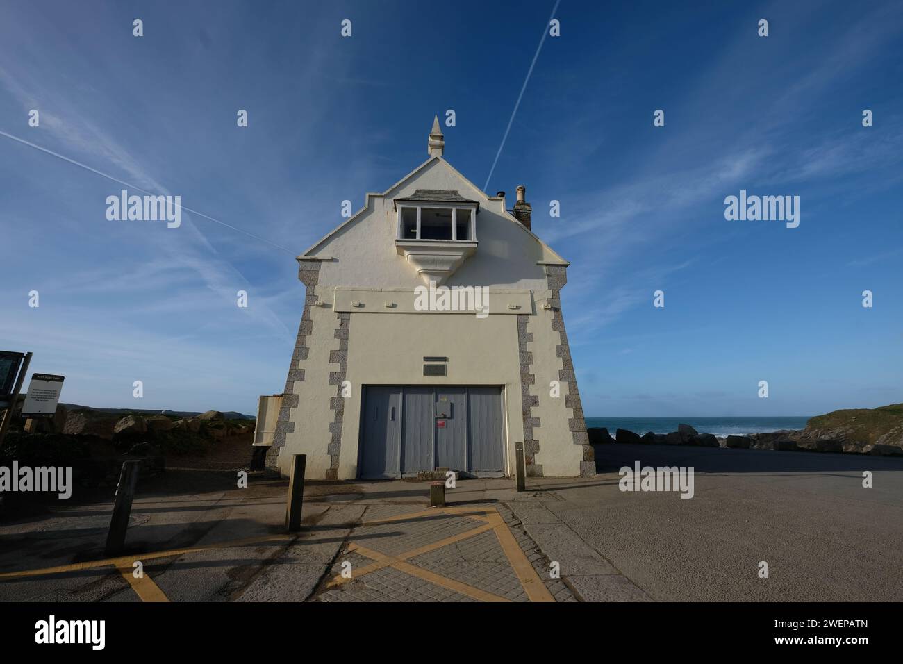 The Old Lifeboat House Town Head Newquay Cornwall UK 1899 to 1934 RNLI ...
