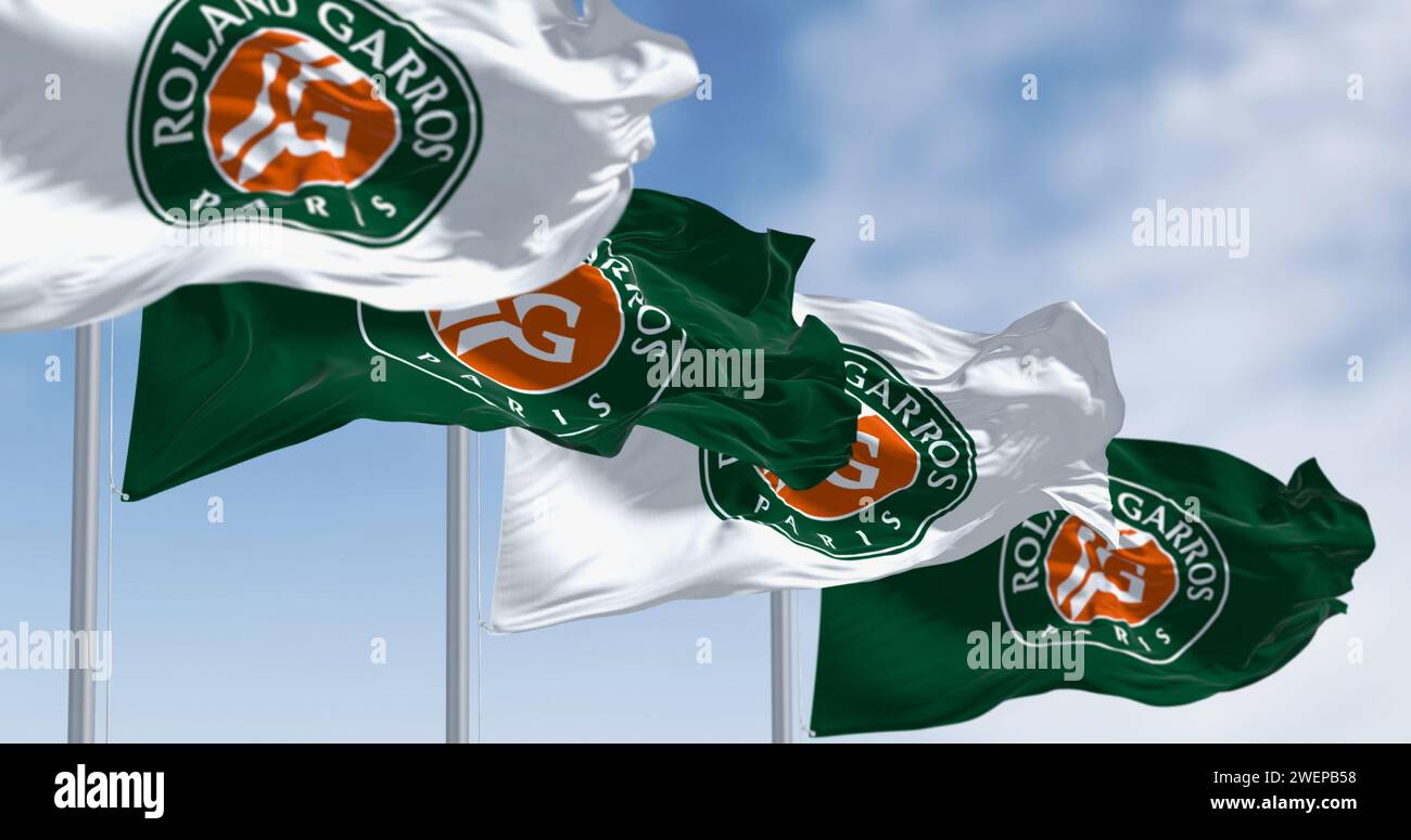 Roland garros logo hi-res stock photography and images - Alamy