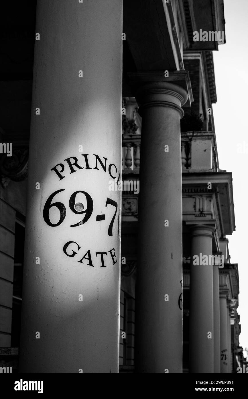 Princes gate Black and White Stock Photos & Images - Alamy