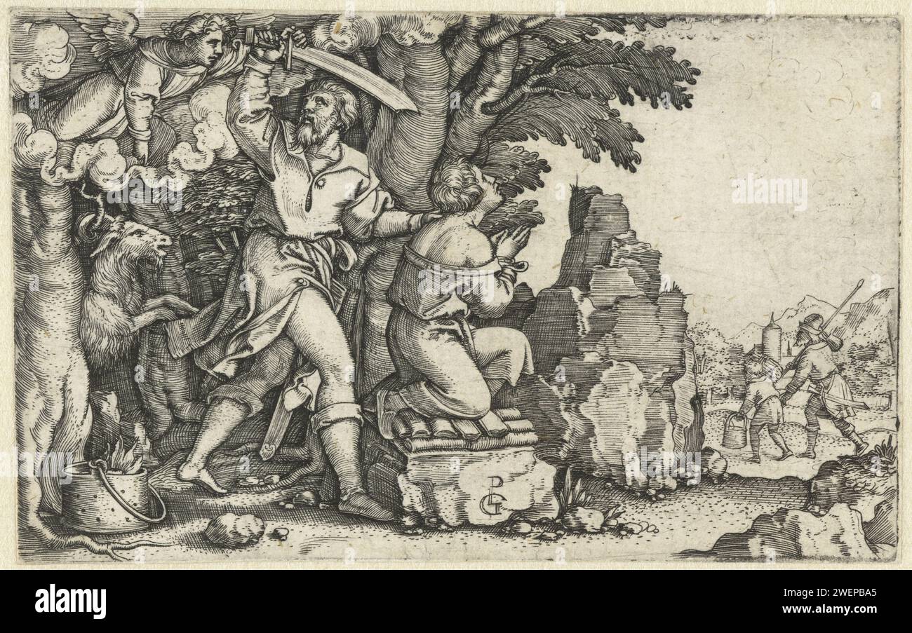 Offer by Abraham van Isaak, Georg Pencz, 1541 - 1545 print Abraham ...