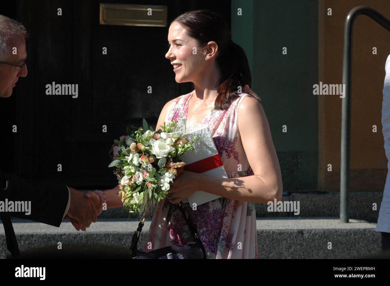 HRH Crown princess Mary visit Exhibition in connection of celebration ...