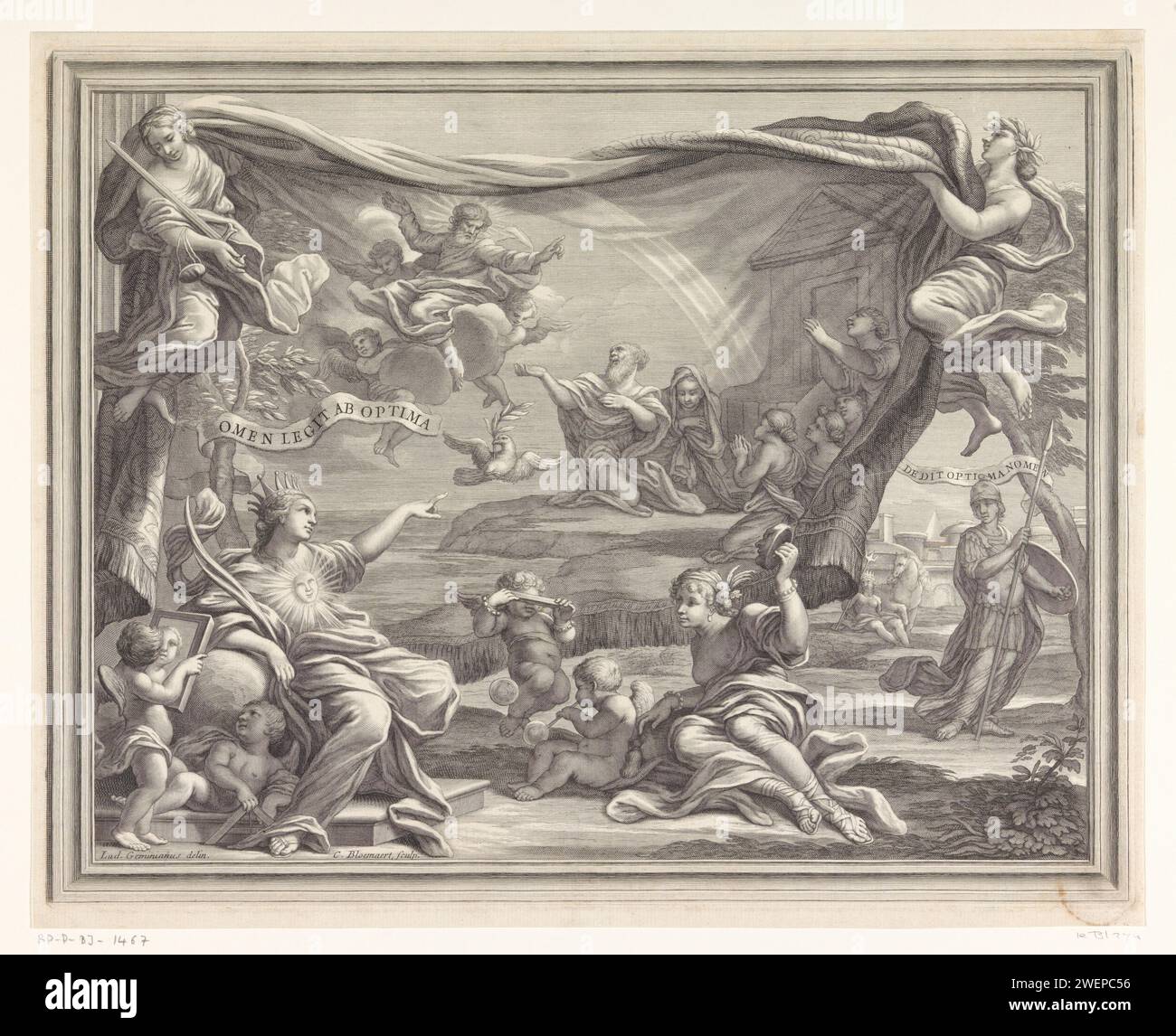 The Covenant between God and Noah, Cornelis Bloemaert (II), After ...