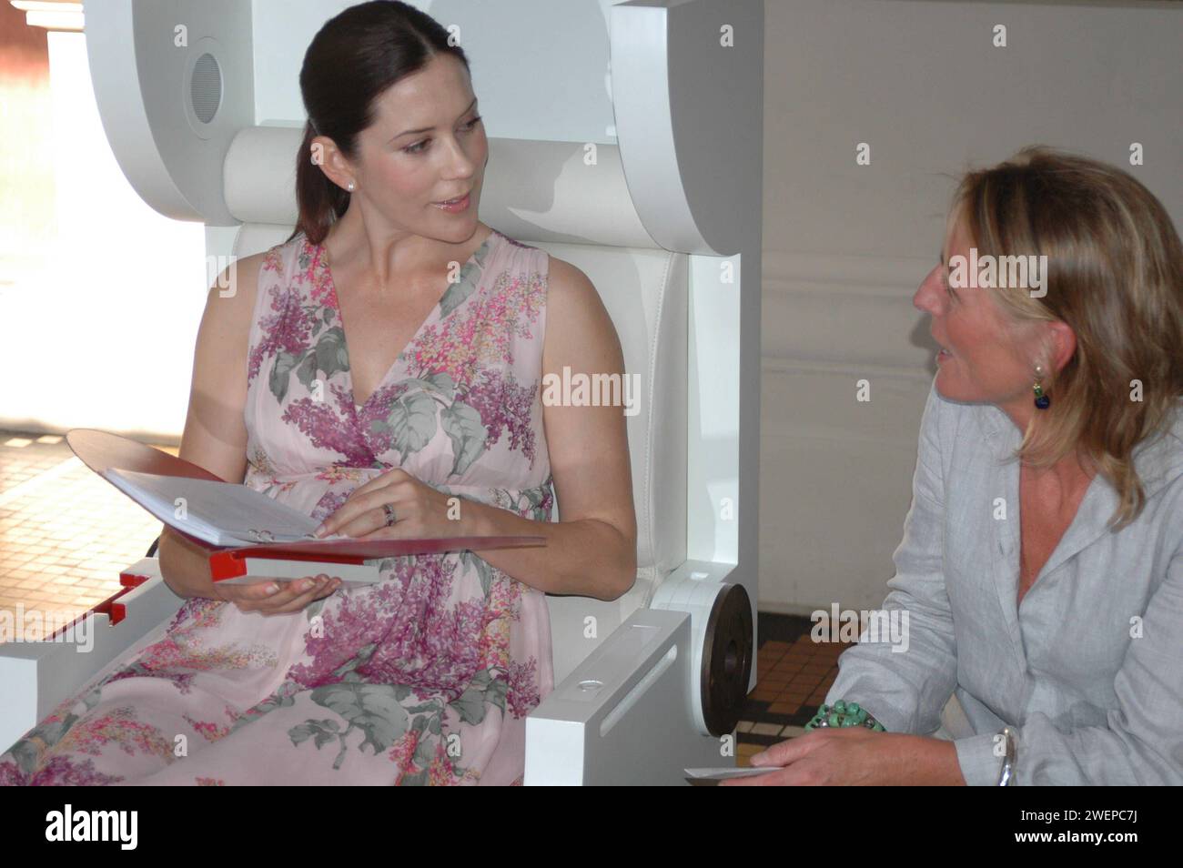 HRH Crown princess Mary visit Exhibition in connection of celebration ...