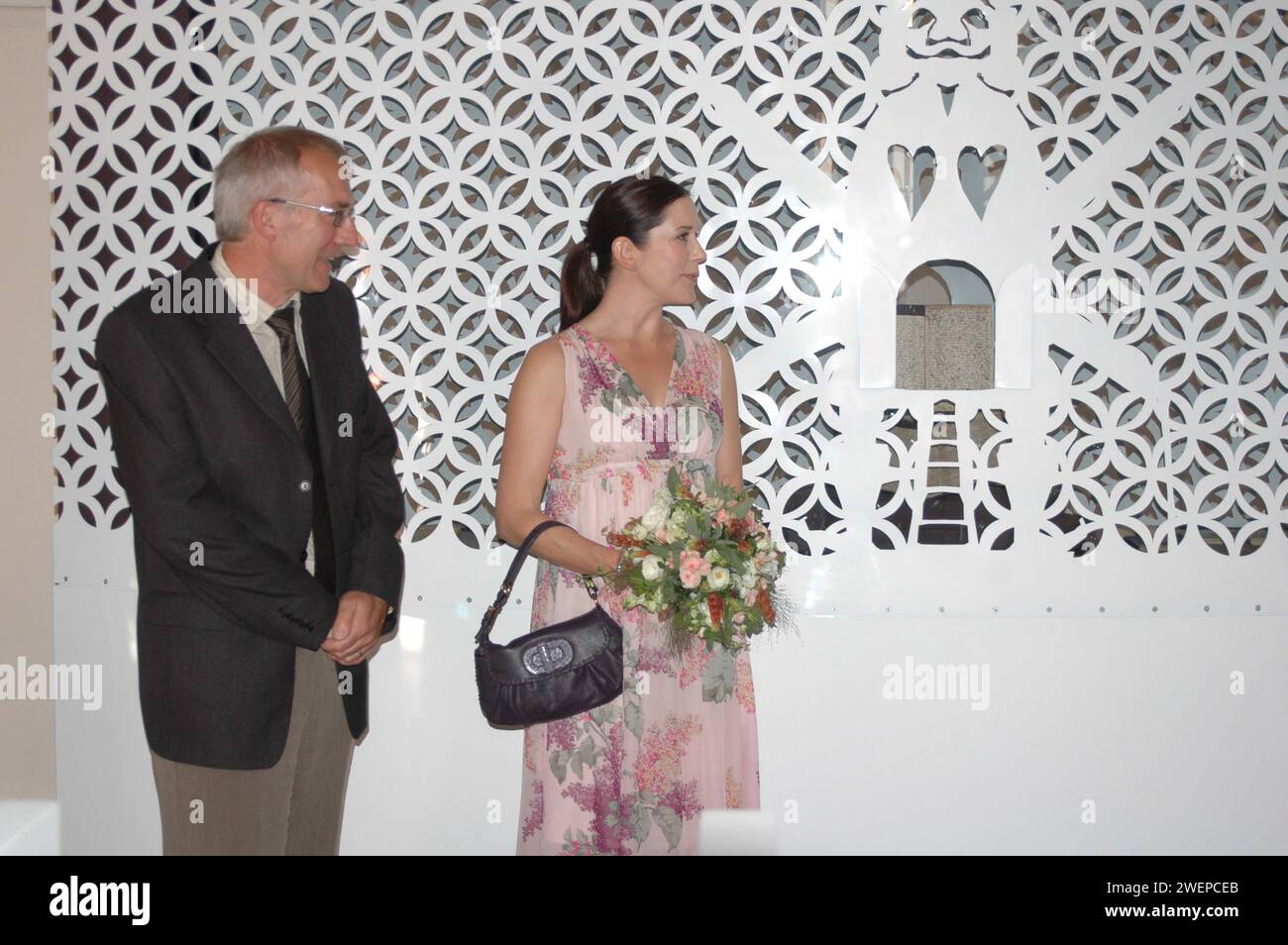 HRH Crown princess Mary visit Exhibition in connection of celebration ...