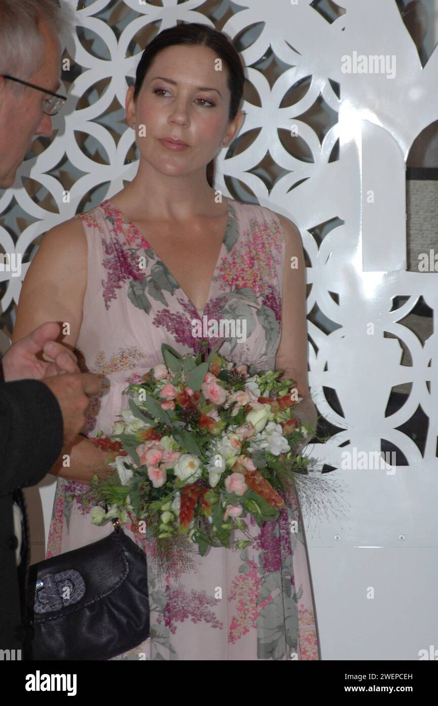 HRH Crown princess Mary visit Exhibition in connection of celebration ...