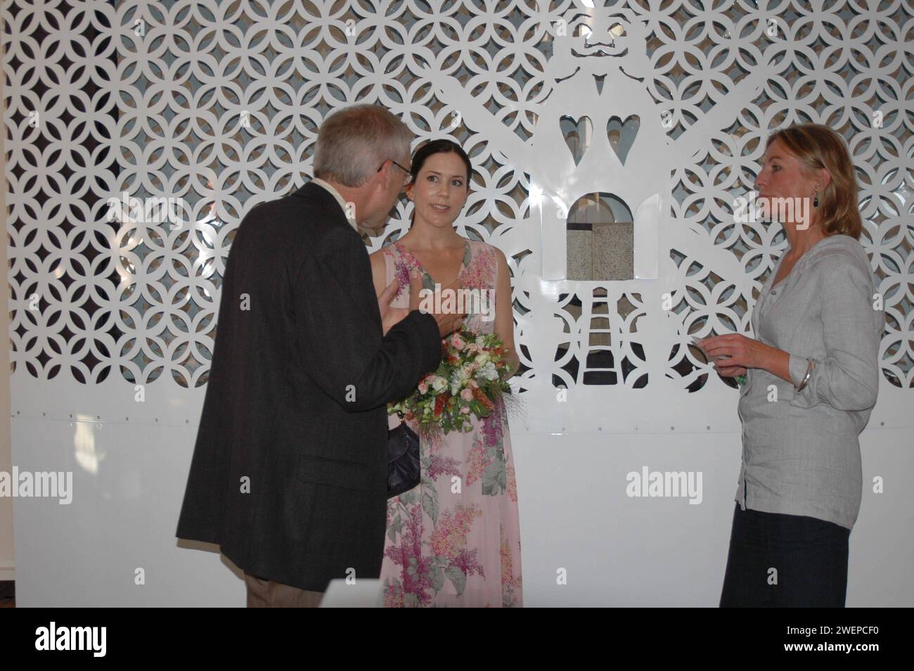 HRH Crown princess Mary visit Exhibition in connection of celebration ...