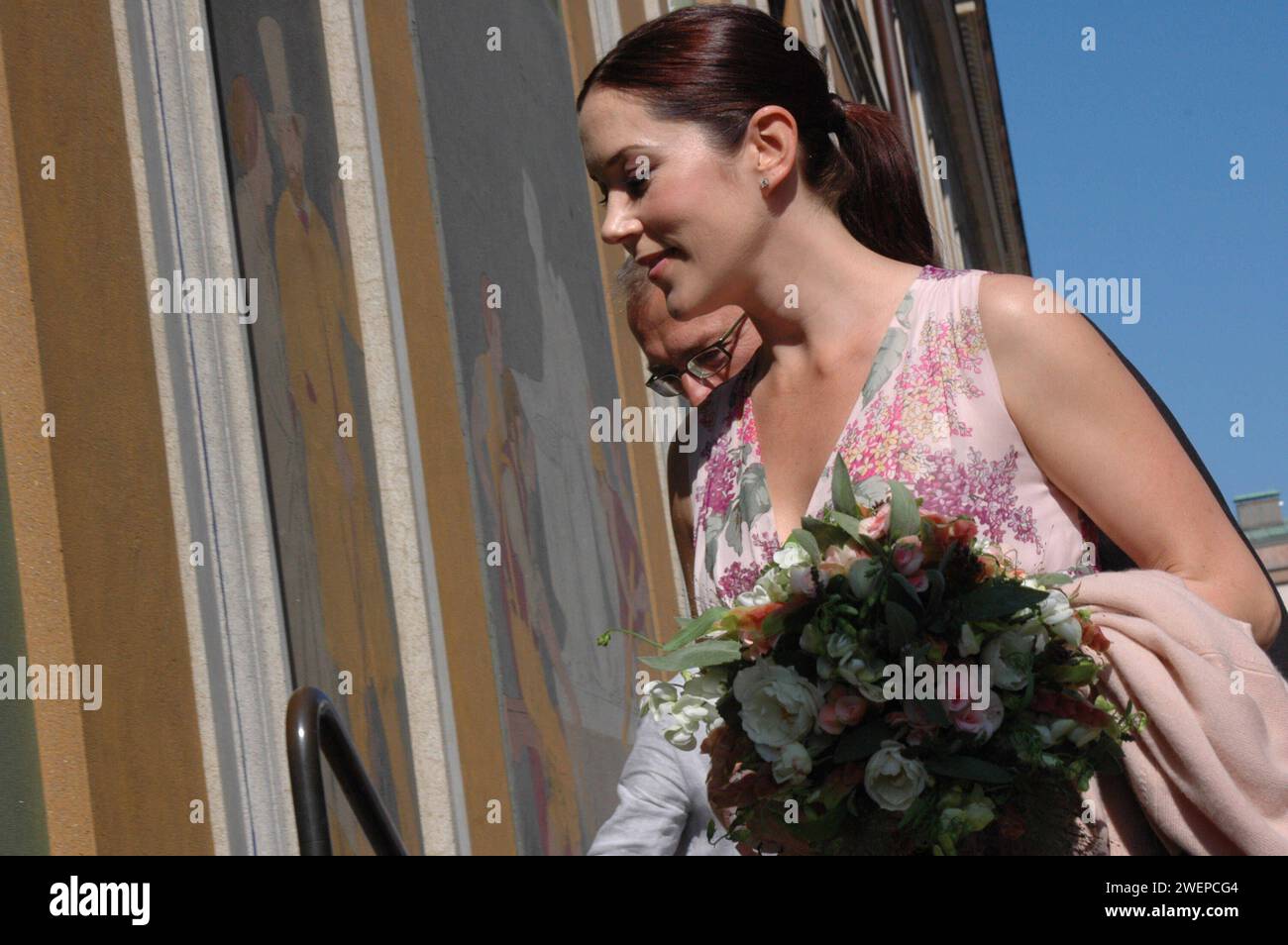 HRH Crown princess Mary visit Exhibition in connection of celebration ...