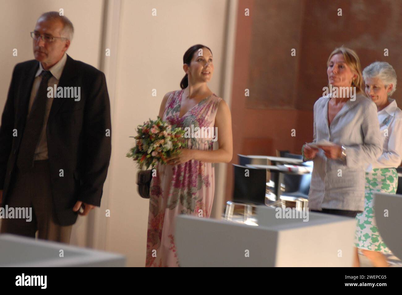 HRH Crown princess Mary visit Exhibition in connection of celebration ...