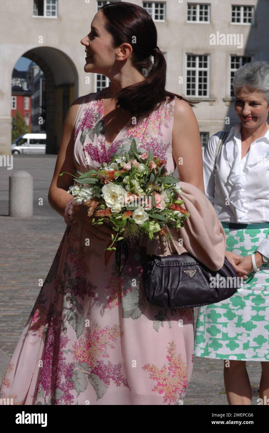 HRH Crown princess Mary visit Exhibition in connection of celebration ...
