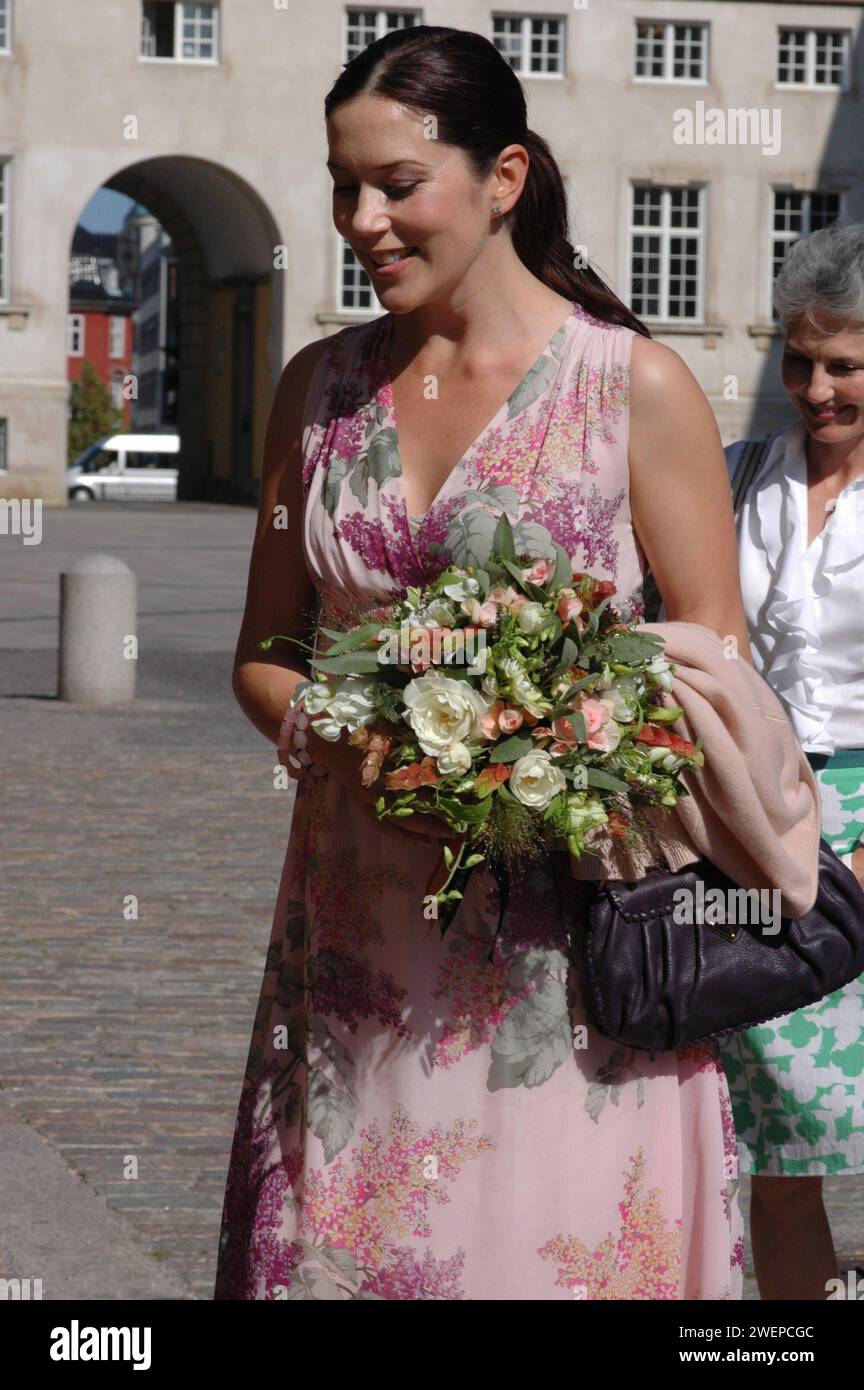HRH Crown princess Mary visit Exhibition in connection of celebration ...