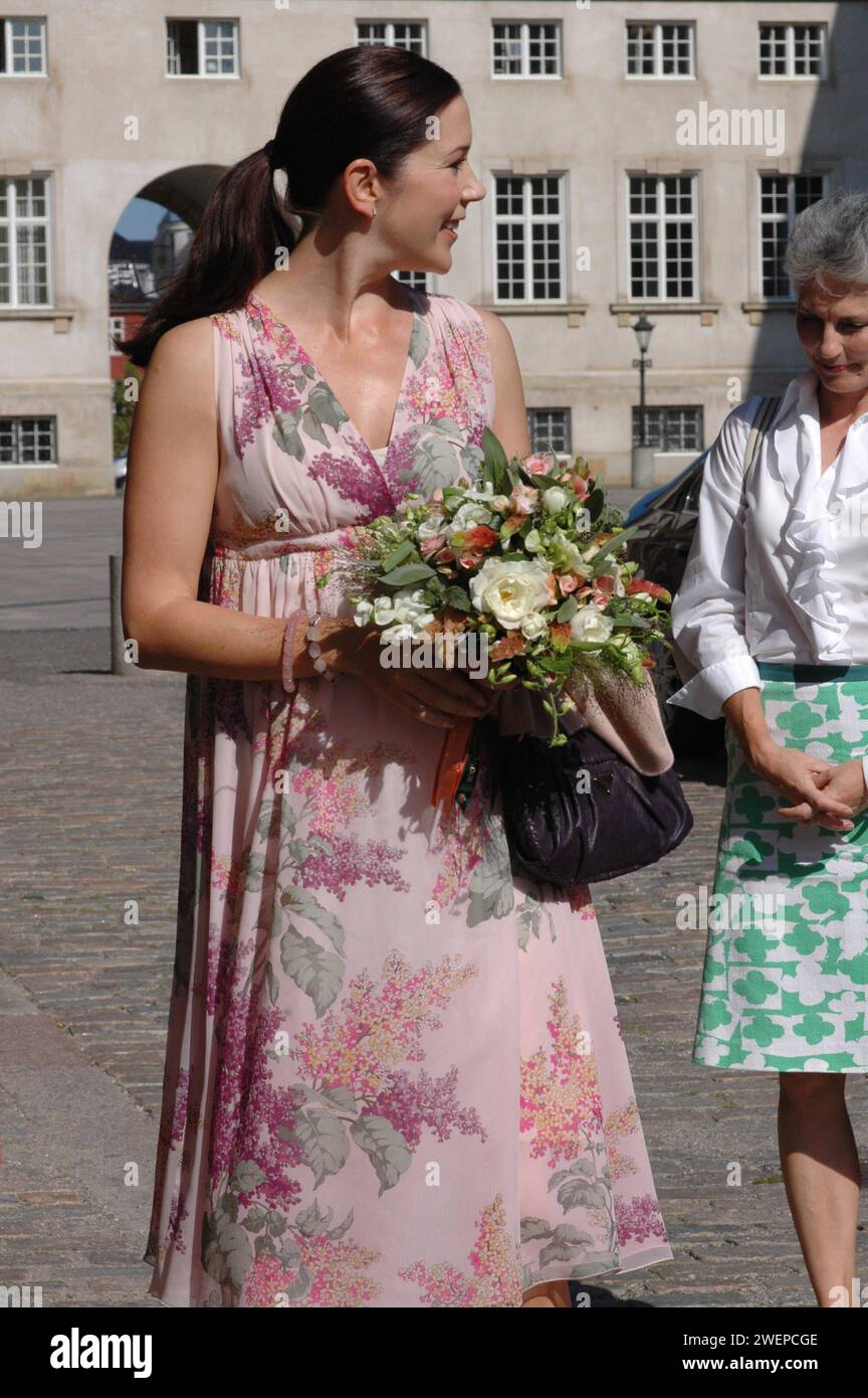 HRH Crown princess Mary visit Exhibition in connection of celebration ...