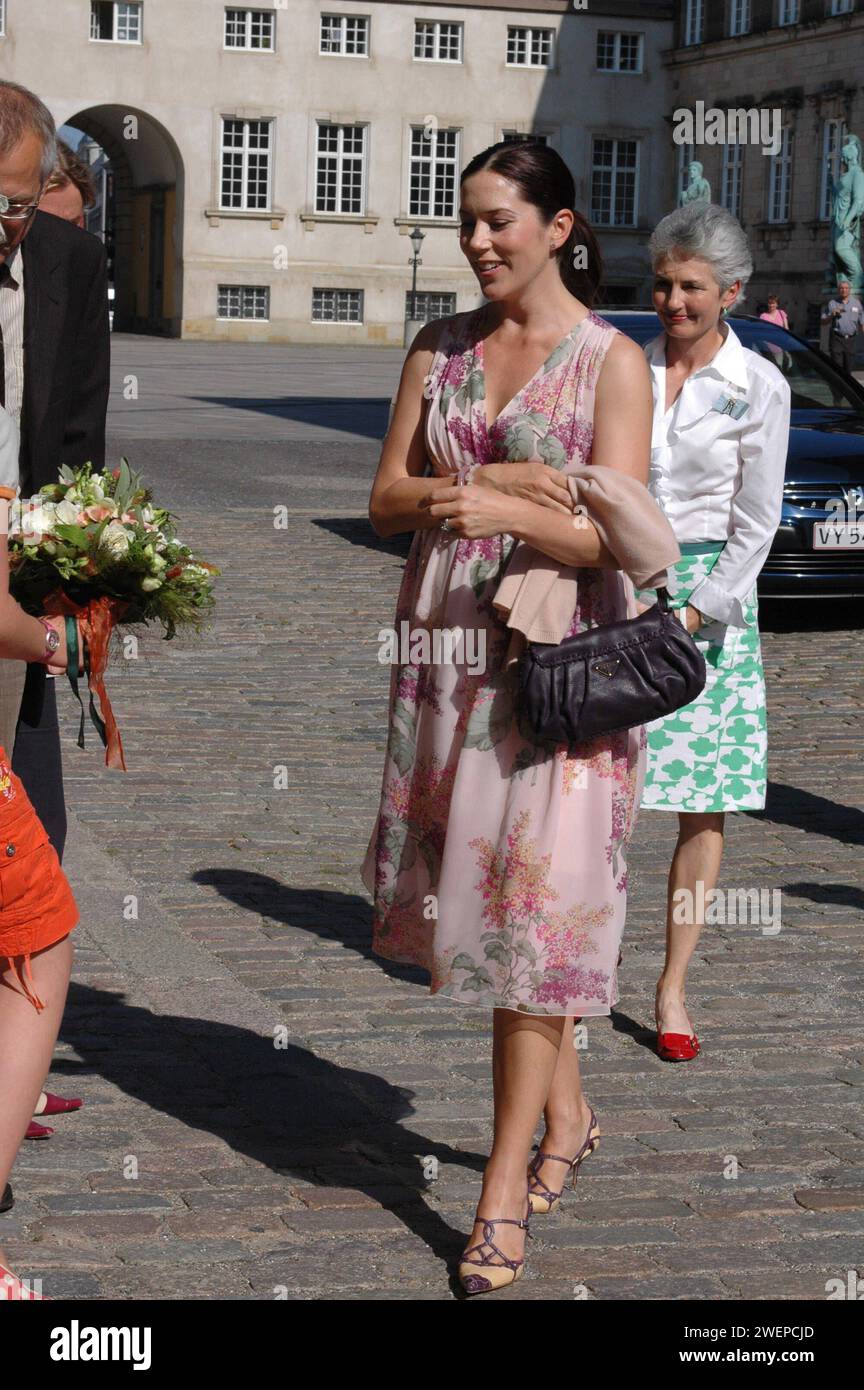 HRH Crown princess Mary visit Exhibition in connection of celebration ...
