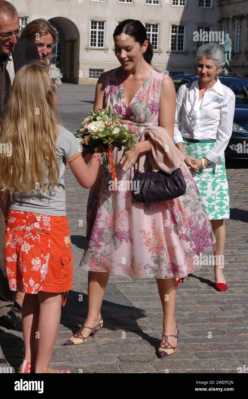 HRH Crown princess Mary visit Exhibition in connection of celebration ...